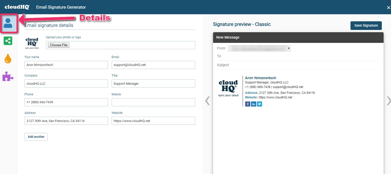 Email Signature Generator