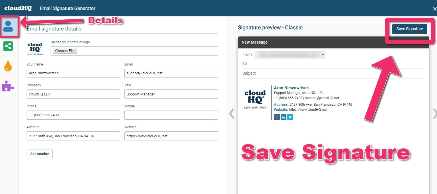 Email Signature Generator